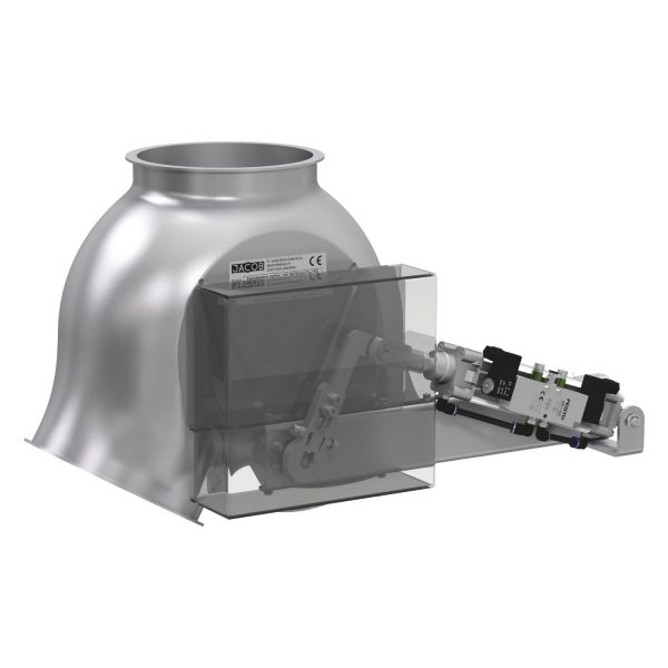 Two-way distributors 45°, asymmetrical, fitted with pneumatic rotary ... Two-way distributors 45°, asymmetrical, fitted with pneumatic rotary ...