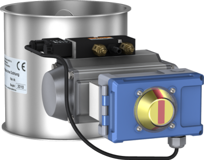 throttle valves with pneumatic rotary actuator - Jacob Tubing