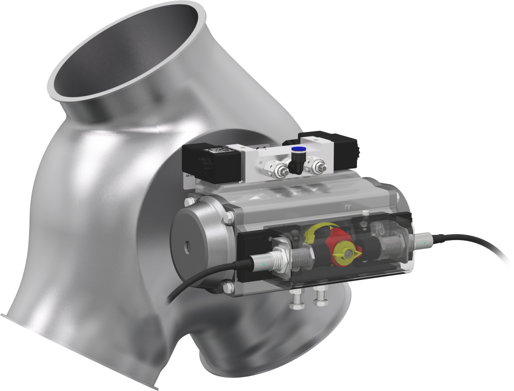 two-way valves with inner collar, asymmetrical, fitted with pneumatic ... two-way valves with inner collar, asymmetrical, fitted with pneumatic ...